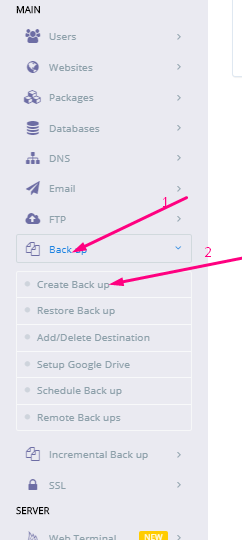 How to Transfer the whole Website From one CyberPanel to Other CyberPanel using a backup method ...