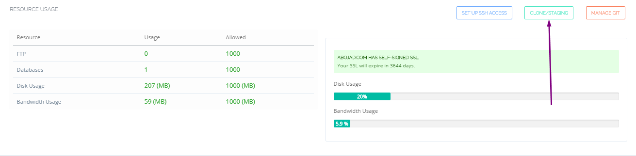 How to create a staging or clone of the WordPress site from CyberPanel? - Solveddoc
